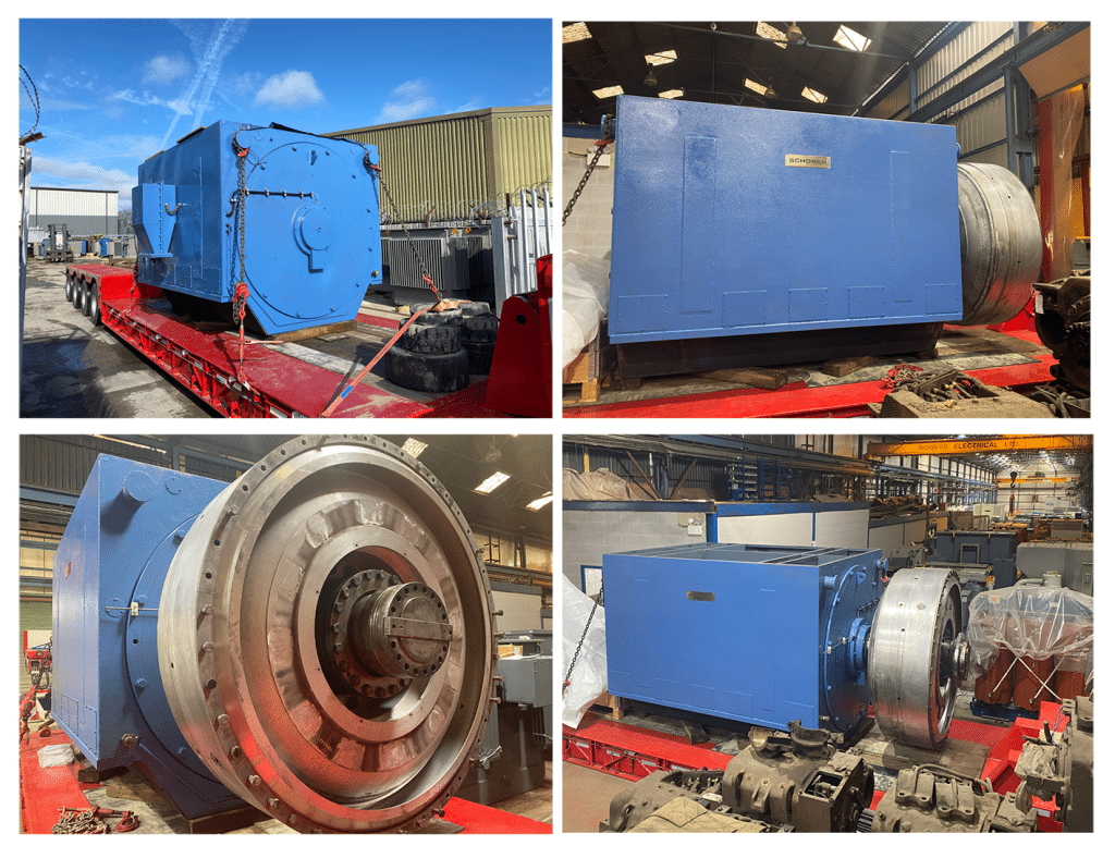 Schorch motor or scorched motor?! Massive motor overhaul for this 4400kW.